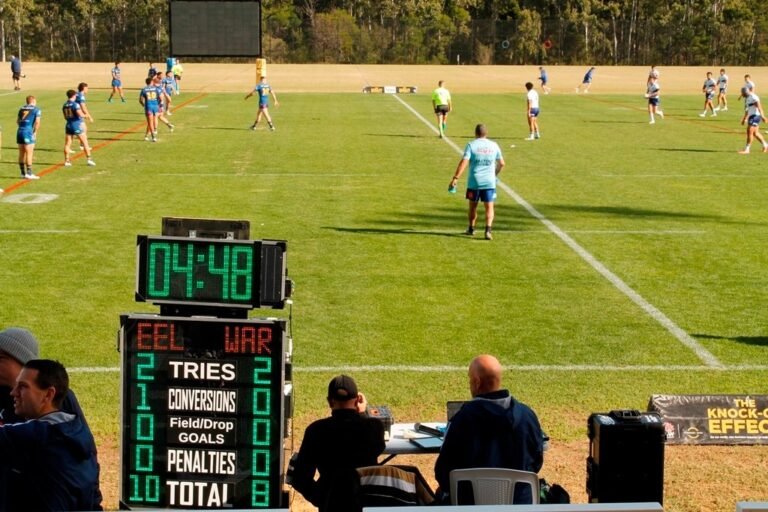 Parramatta Eels Hire Scoreduino Scoreboard for Knock-On Effect Tournament
